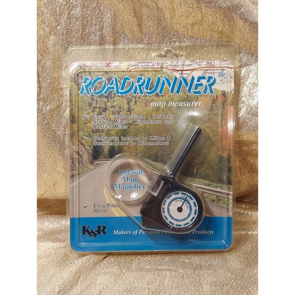 K&R | Office | Roadrunner Map Plan Measurer Great For Map Plan Chart ...